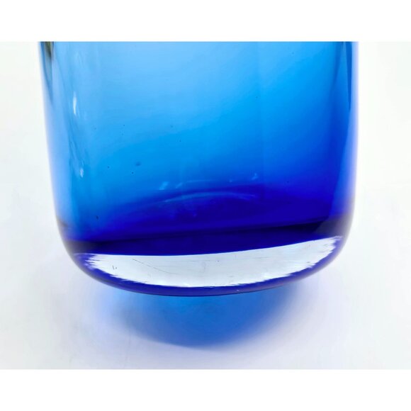 BLENKO | Art | Nice Blenko Cobalt Blue Bottle | Poshmark